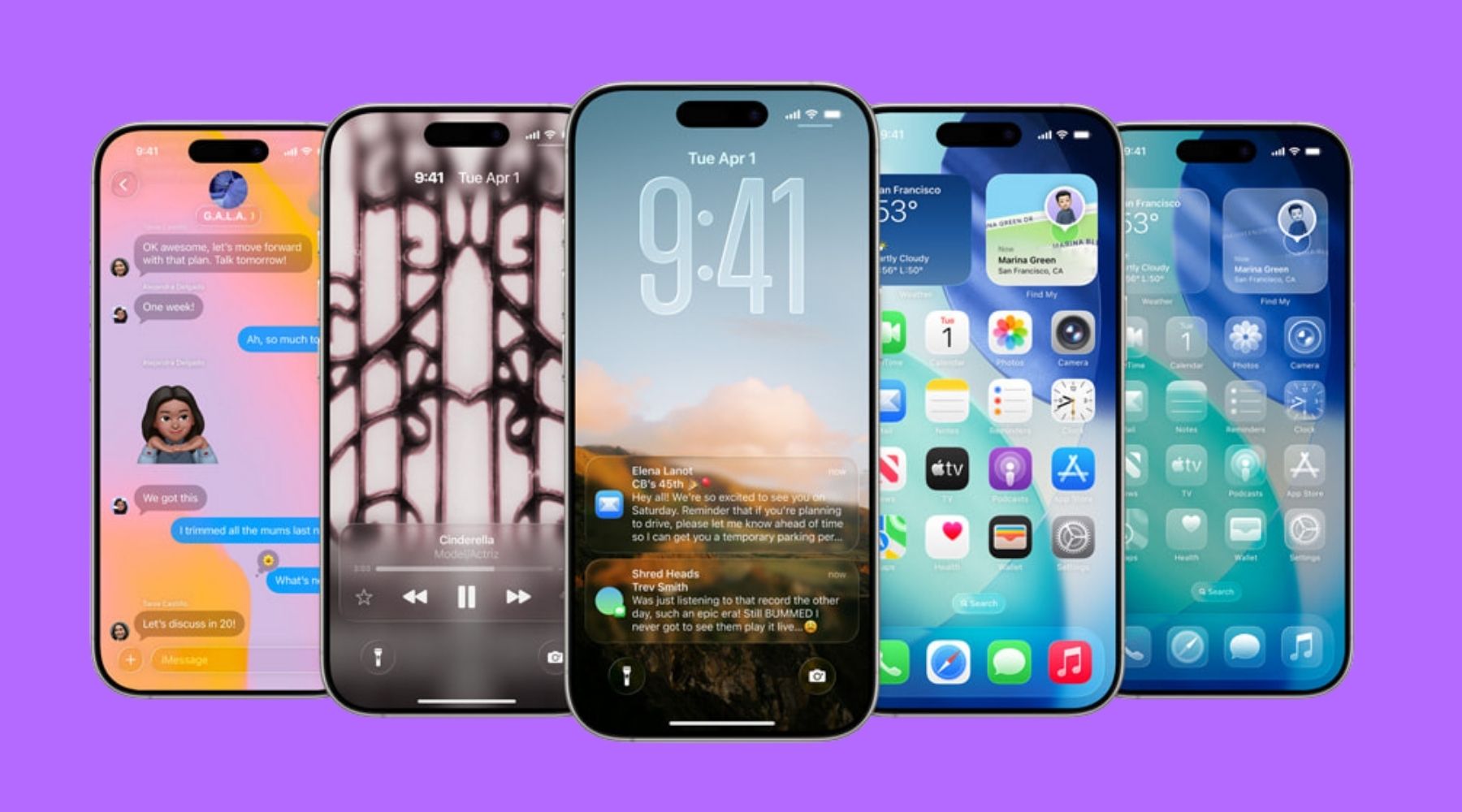 iOS 26 features include liquid glass design, simplified Photos app, and call screening | News ...